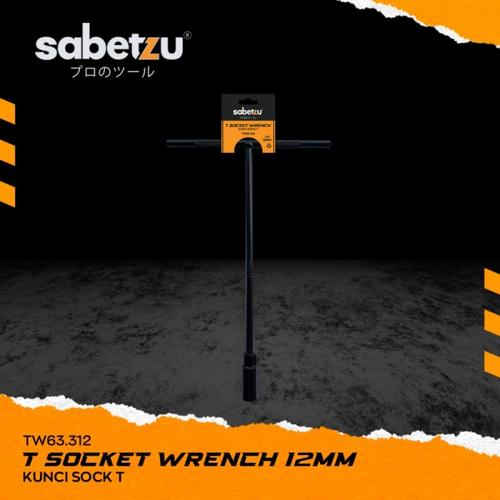 Jual SABETZU Socket Wrench T Handle Black Variant 12mm - Kunci Shock T ...