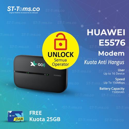 Promo Huawei Mifi Modem Wifi Router 4G E5577 MAX Free Telkomsel 14Gb ...