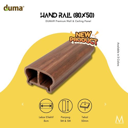 Jual DUMA WPC - HAND RAIL (80x50) Handrail / Railing / Handle ...