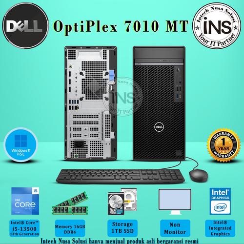 Jual CPU DELL OptiPlex 7010 MT i5-13500 16GB 1TB SSD DVDRW WIN11HSL 1YR ...