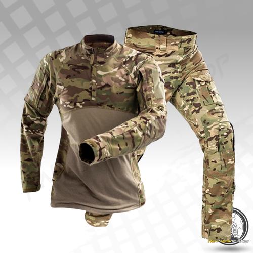 Jual [KAOS BDU SET]kaos kombet kaos bdu tactical kaos loreng import ...
