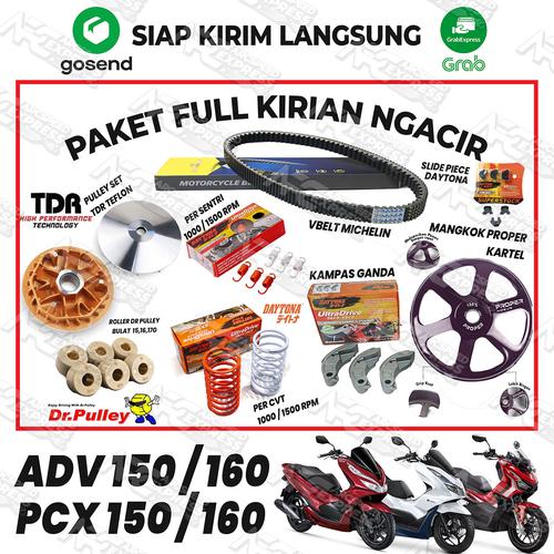 Jual Paket Full Kirian CVT Ngacir Honda PCX ADV 150 160 / Pulley Set ...
