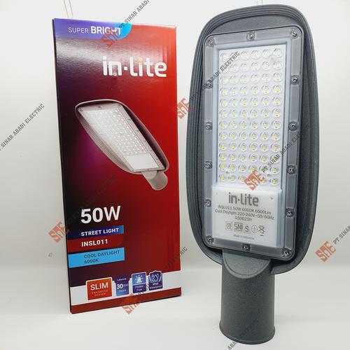 Jual Lampu Jalan Inlite INSL011 50W / 6500K Putih, Street Light PJU In ...