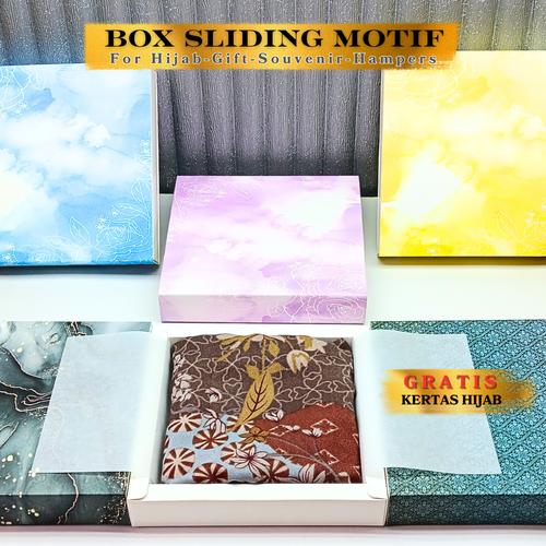 Jual BOX SLIDING MOTIF SEGIEMPAT / SLIDING BOX / KEMASAN / GIFT ...