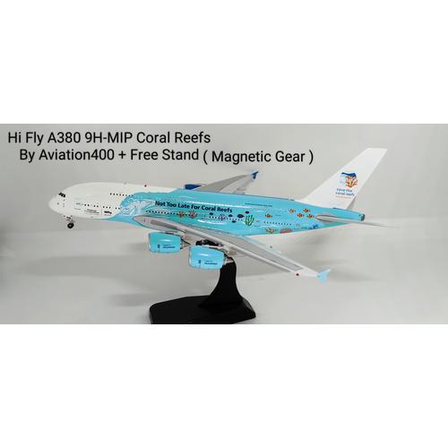 Jual Hi Fly A380 9H-MIP Coral Reefs By Aviation400 1:400 Scale ...