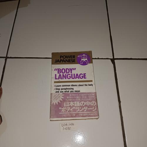Jual BUKU POWER JAPANESE BODY LANGUAGE - Kota Depok - nunabooks | Tokopedia