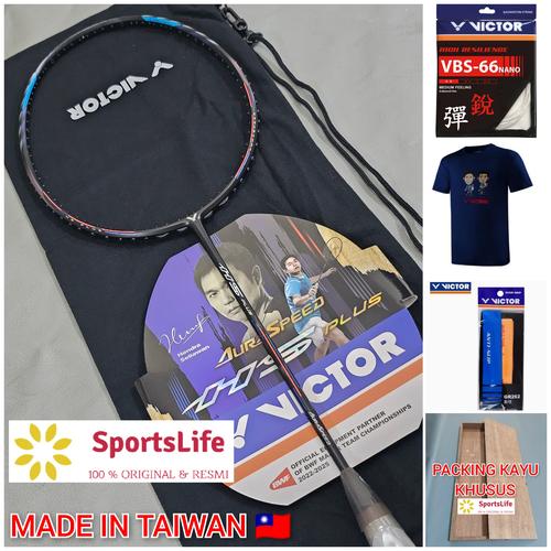 Jual RAKET BADMINTON VICTOR AURASPEED HS PLUS ORIGINAL MADE IN TAIWAN ...