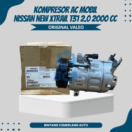 Jual KOMPRESOR AC MOBIL NISSAN NEW XTRAIL T31 2.0 2000 CC VALEO ASLI - Jakarta Timur - Tukang AC ...