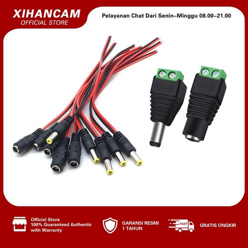 Promo XIHANCAM Kabel DC 12V Jack Supply Male Female Konektor Adaptor ...