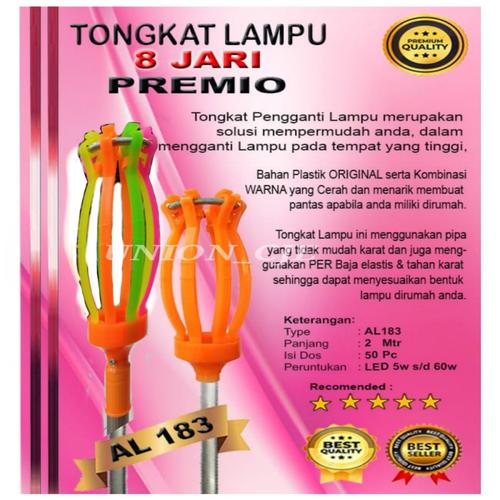 Jual STIK LAMPU/ TONGKAT PEMASANG LAMPU SEBAGUNA Orange - Jakarta ...