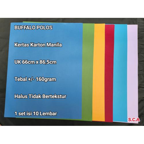 Jual Kertas Karton Manila Warna Linen per roll 10 Lembar - Putih (61X86 ...