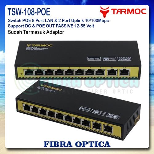 Jual Tarmoc TSW-108-POE | Switch POE 12V 24V 48V IP Camera CCTV ...