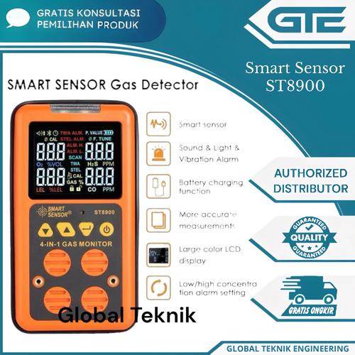 Jual Gas Detector Sertifikat Kalibrasi CO O2 H2S LEL Smart Sensor ...