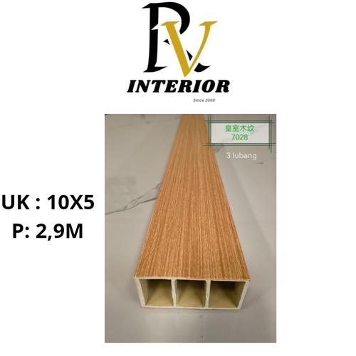 Jual Partisi hollow wpc / Partisi hollow pvc / Partisi hollow 10x5 ...