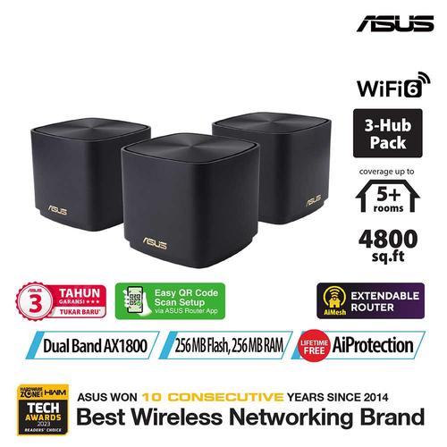 Promo ASUS ZenWiFi AX Mini XD4 AX1800 Ultimate WiFi 6 Mesh Router Cicil ...