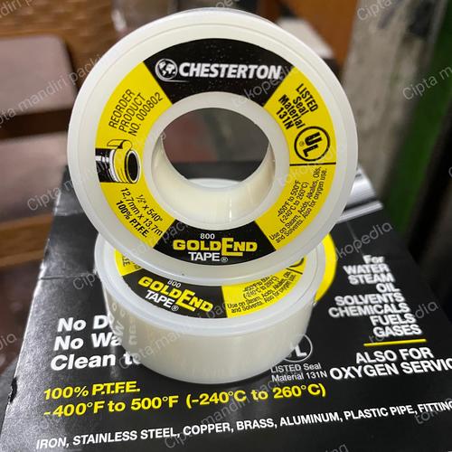 Jual SEAL TAPE Chesterton / CHESTERTON 800 GoldEnd Tape Tahan panas ...
