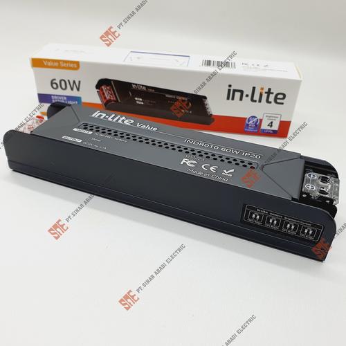 Jual Power Supply 12V 5A 60W Inlite INDR010 / Trafo Driver Led Strip ...