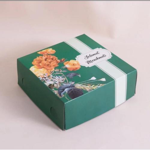 Jual Dus Duplex Kotak Nasi Makanan Ukuran 20x20x7, 5 cm Kontak Makanan ...