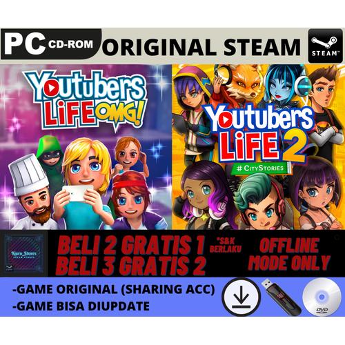 Jual Youtubers Life 1 + 2 PC Game Steam Sharing Original - DL - Kota ...