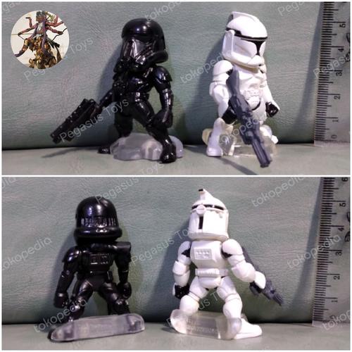 Jual Bandai Ori Converge Star Wars Death & Clone trooper chibi figure ...