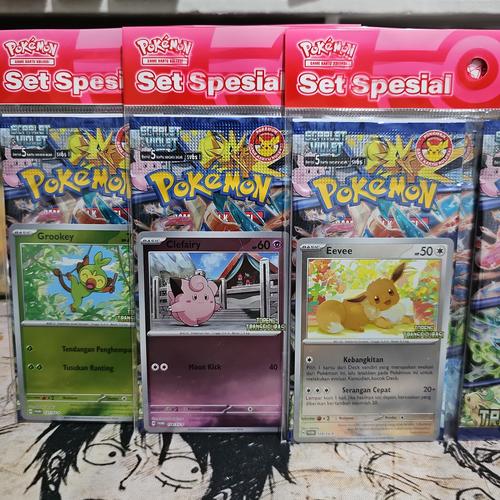 Jual set special eevee holo foil topeng transfigurasi pokemon promo kartu original indonesia ...