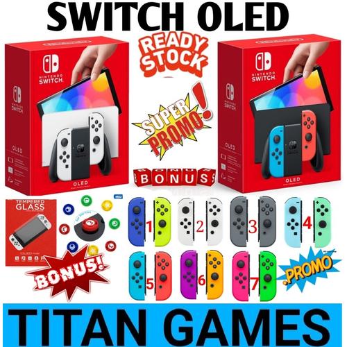 Jual Nintendo Switch OLED Console NEON Red Blue Neon - NEON JOYCON DLL ...
