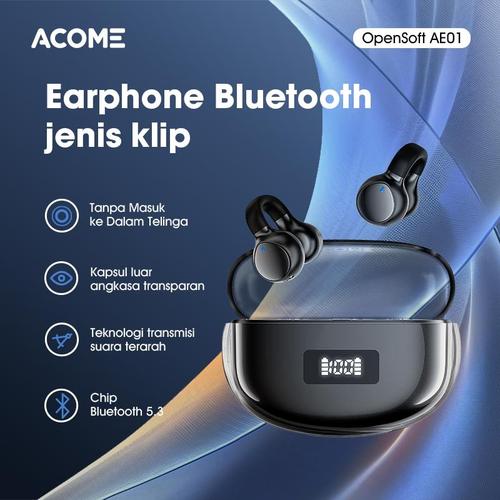 Jual Acome TWS OWS OpenSoft AE01 Headset Earphone Bluetooth 5.3 Jenis ...
