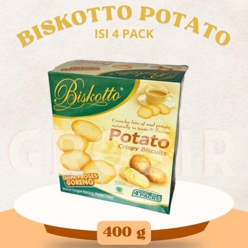 Jual Biskuit Rasa Kentang - Biskotto Potato Crispy Biscuits Isi 4 Pack ...