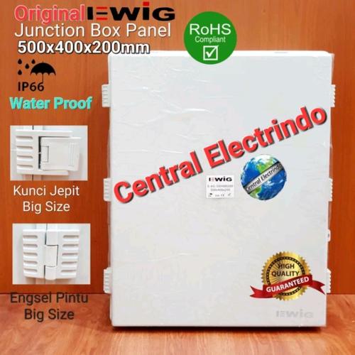 Jual Junction Box Panel KG 500×400×200mm Plastik ABS EWIG With Base ...