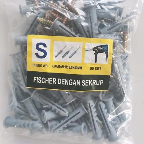 Jual Staping Sekrup S6 Bor Tembok isi 50 set - Kota Bekasi - Manto ...