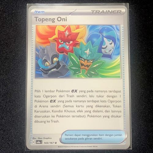 Jual Topeng Oni U sv6s 143/167 kartu pokemon item topeng transfigurasi tcg indonesia - Kota ...
