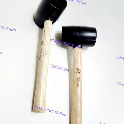 Jual Palu Karet 16 Oz - Besar / Palu Keramik 16 Oz / Palu Gagang Kayu ...