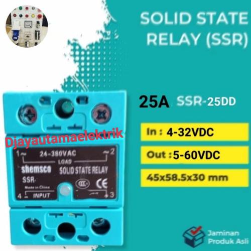 Jual Solid State Relay SSR-25DD 25A - Jakarta Pusat - DJAYA UTAMA ...