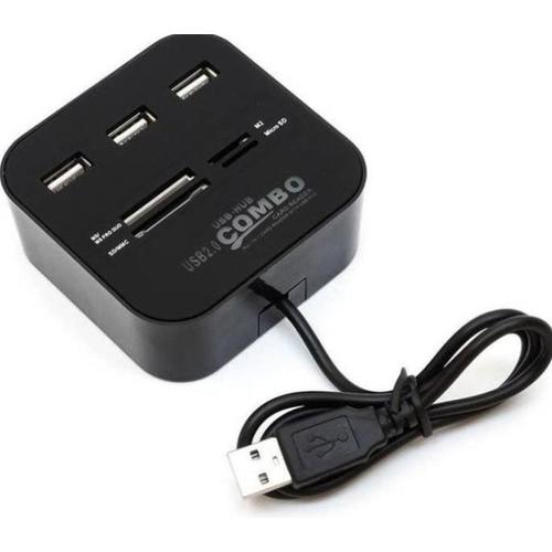 Jual Card Reader USB HUB 3 port Support Micro SD M2 - Jakarta Barat ...