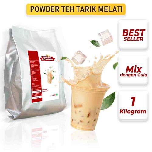 Jual Powder Teh Tarik Aroma Melati 1000 Gram, Bubuk Minuman , Pulled ...