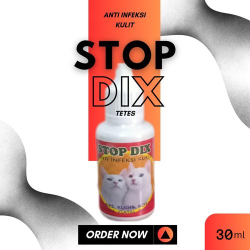Jual stop dix / obat scabies kucing / obat scabies tetes / obat kulit ...