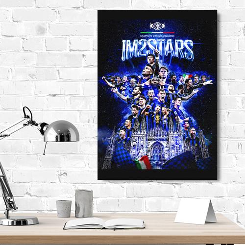 Jual INTER Poster frame Premium A3+ Poster Inter Milan Scudetto 2023 ...