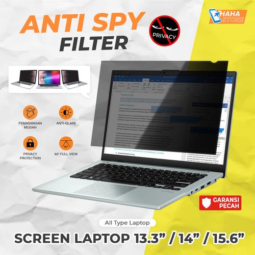 Promo All Laptop 13.3 14 15.6 inch Anti Spy Filter Screen Guard Laptop ...