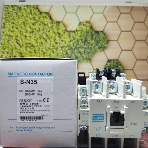 Jual kontaktor mitsubishi s-n35 sn35 sn-35 Contactor MITSUBISHI SN 35 ...