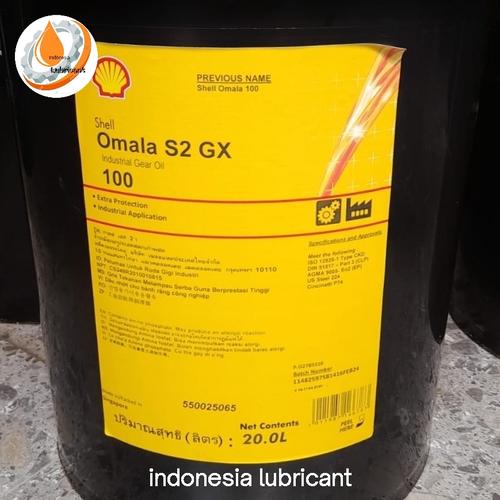 Jual Shell Omala S2 GX 100 Iso VG 100 (oil gearbox) Original Pail 20 ...