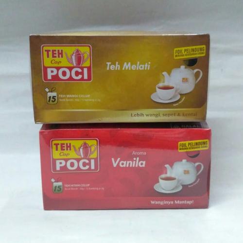Jual TEH CAP POCI VANILLA / MELATI 30 GRAM (2 GRAM x 15 KANTONG) - TEH ...