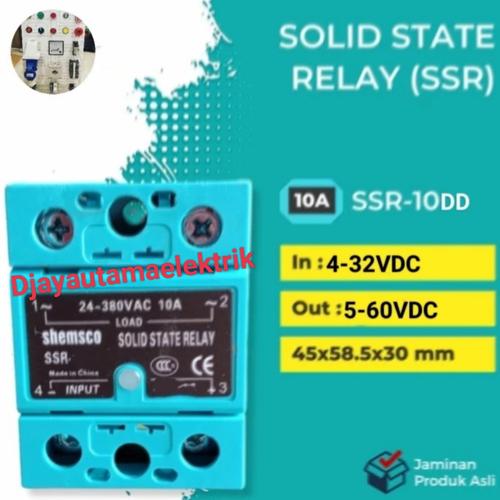 Jual Solid State Relay SSR-10DD 10A - Jakarta Pusat - DJAYA UTAMA ELEKTRIK | Tokopedia