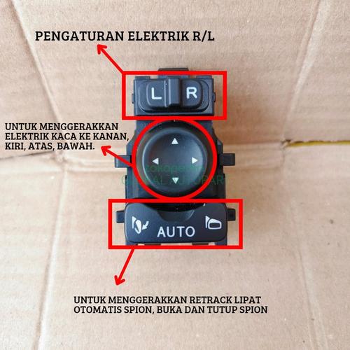 Jual Tombol mirror Retrack elektrik spion Rocky, Raize tahun 2018-2023 ...