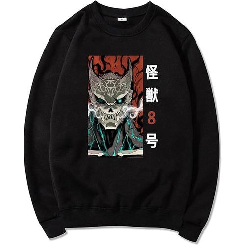 Jual Crewneck Kaiju No.8 Monster #8 Naoya Matsumoto Black Anime Manga ...
