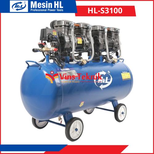 Jual Mesin Kompresor Compressor 3HP Oil-less Premier 100L H&L HL-S3100 ...