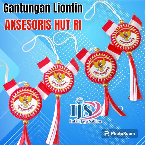 Jual Gantungan Mendali HUT RI Merah Putih 17 Agustus Aksesoris Bendera ...