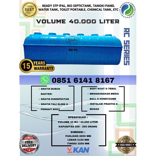 Jual Septic Tank BIotech Sistem 40000 liter - RC 40, Septic Tank Bio ...