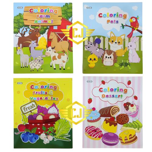 Jual Buku Mewarnai Kiky Coloring Book ukuran Tanggung - Kota Makassar ...