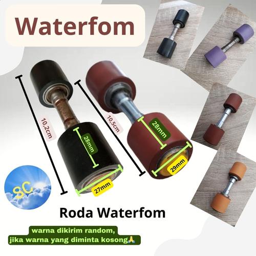 Jual Roda waterfom pagar / roda bearing pagar /roda karet rel pagar ...