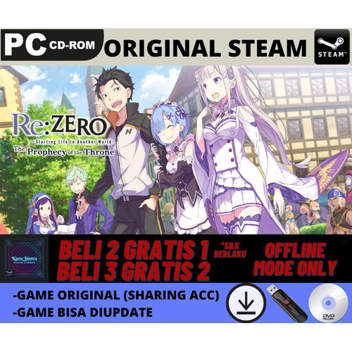 Jual Re ZERO The Prophecy of the Throne PC Game Steam Sharing Original - FD2 - Kota Medan - Kuro ...